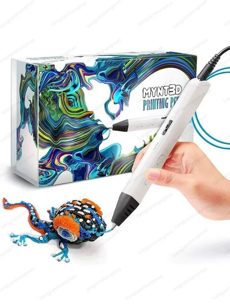 MYNT3D Printing Pen with OLED Display 3D Art Drawing Pen for Kids