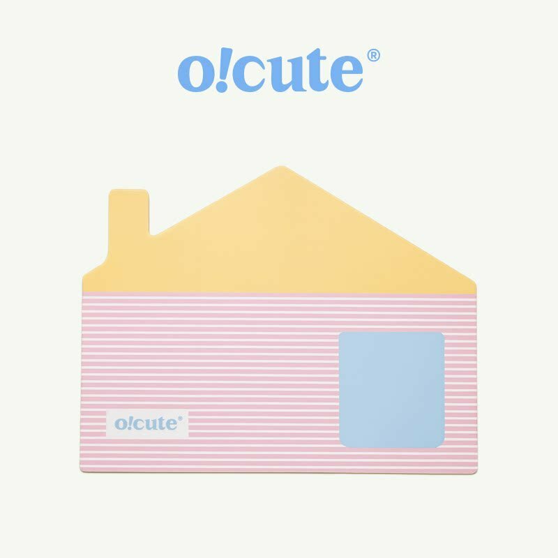 O! cute Непромокаемый Питомец Подставка для Еды Желтая - Антискользящая, Средний Размер 45x37см для Кошек и Собак