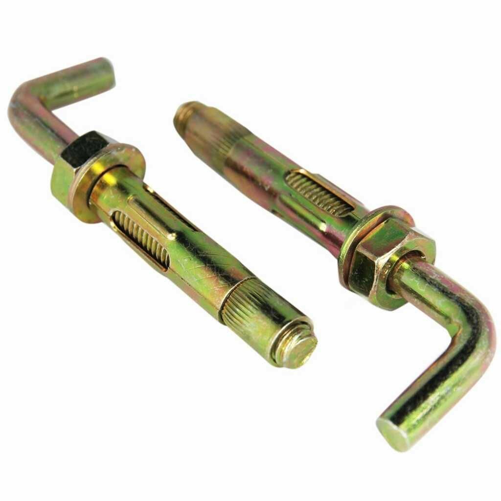 Крепление бойлера MasterProf 12х70 мм, анкерный болт Г-образный под водонагреватель до 200 л, 2 шт, ИС.131026