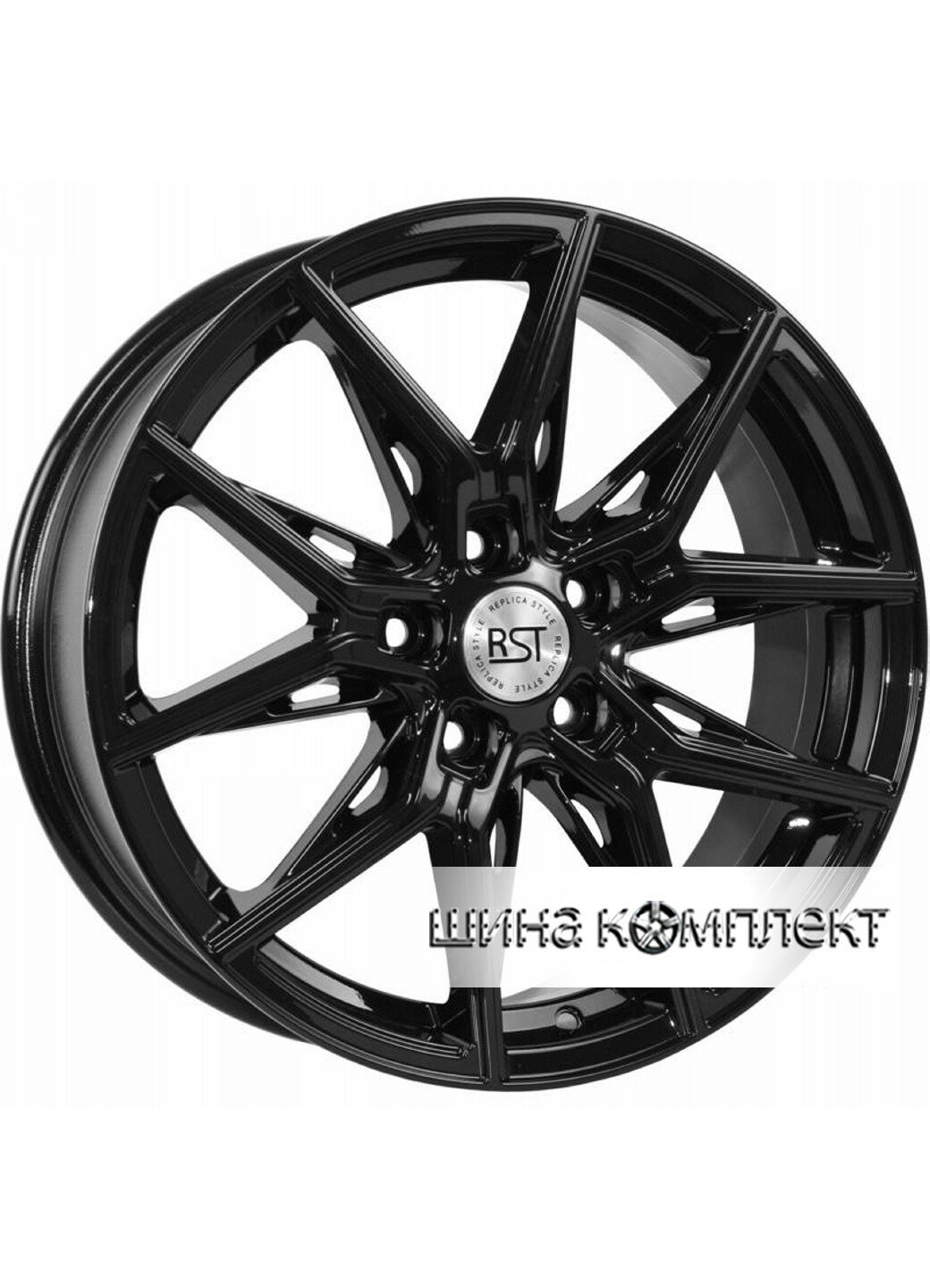 Колесный диск RST R247 7x17 5x108 ET40 54,1 BL литой для автомобиля