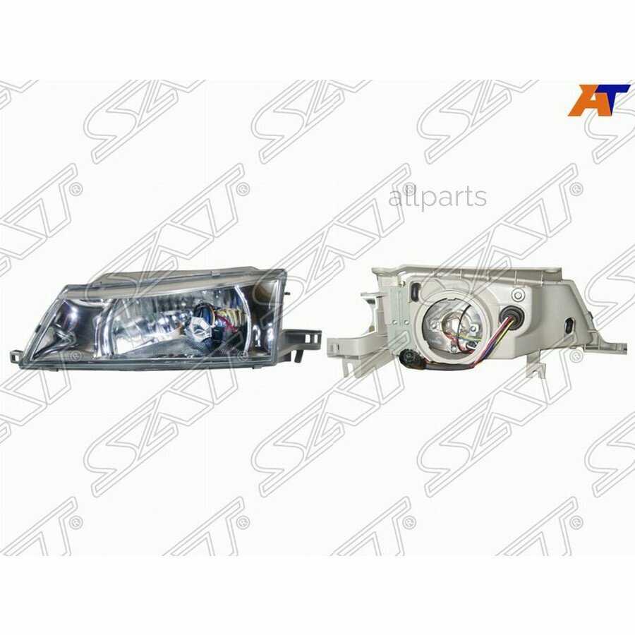 SAT ST-222-1103CL Фара Daewoo Nexia 94-08 (Слева/ хром)