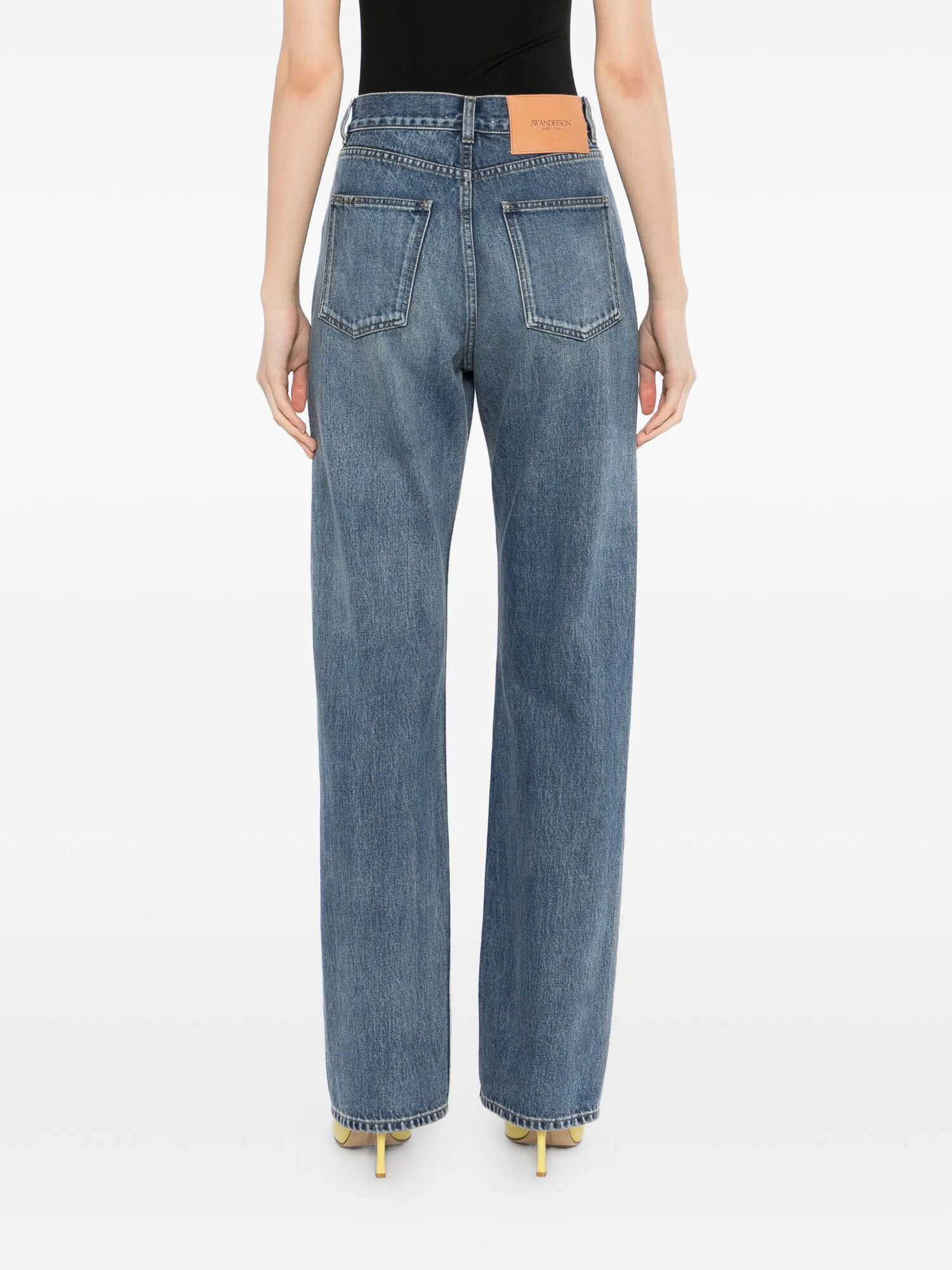 Джинсы JW Anderson Straight-leg jeans, размер 8, синий — фото 1
