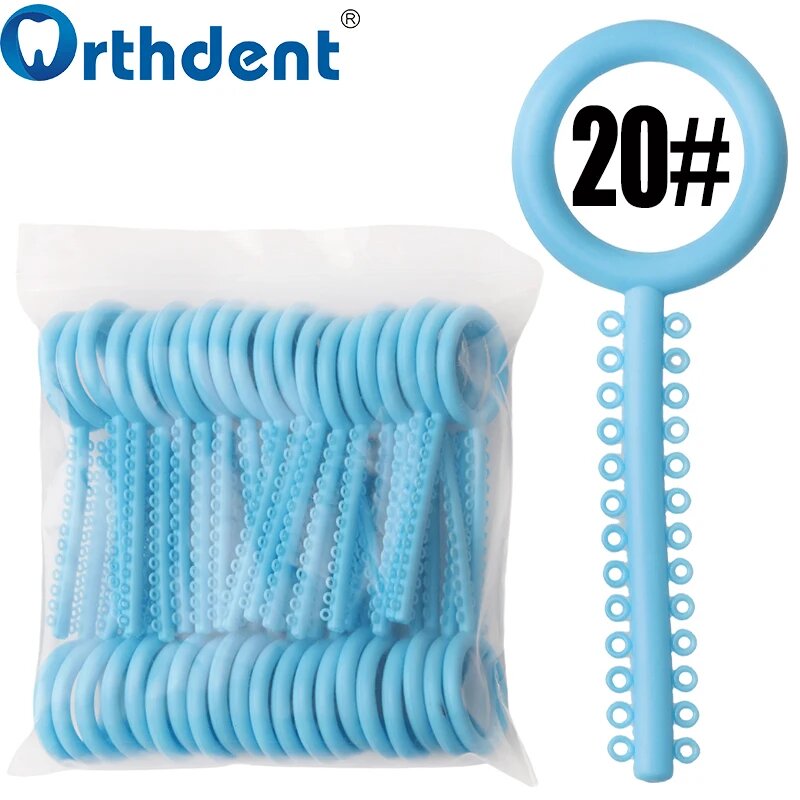 Ортодонтические лигатуры Orthdent 20#, Color 20, 1040 шт.