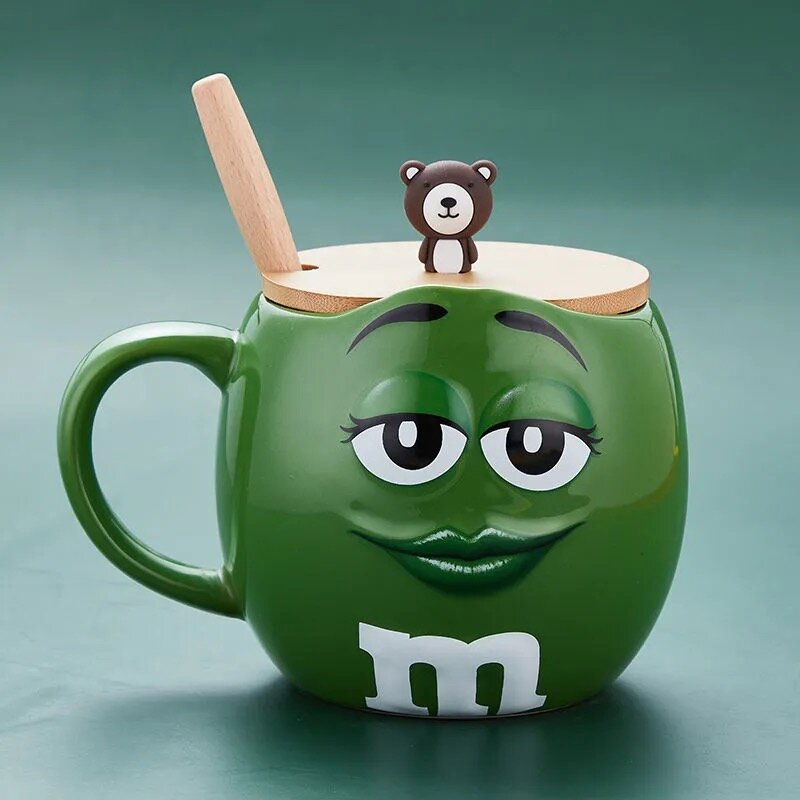 Кружка M&M's "Желтая" , керамика, мытье в посудомойке, 600 мл