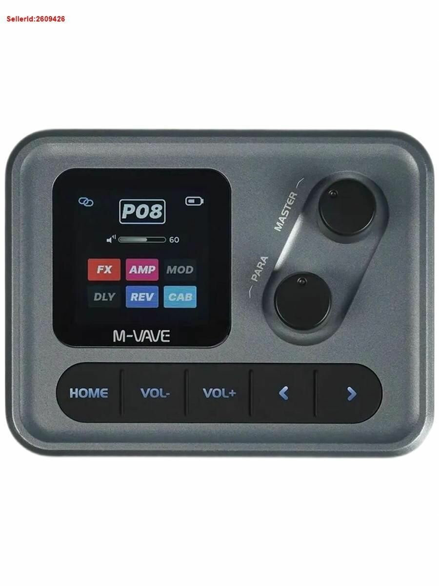 M-VAVE Pocket AMP Портативный мультиэффект-процессор для электрогитары/бас-гитары