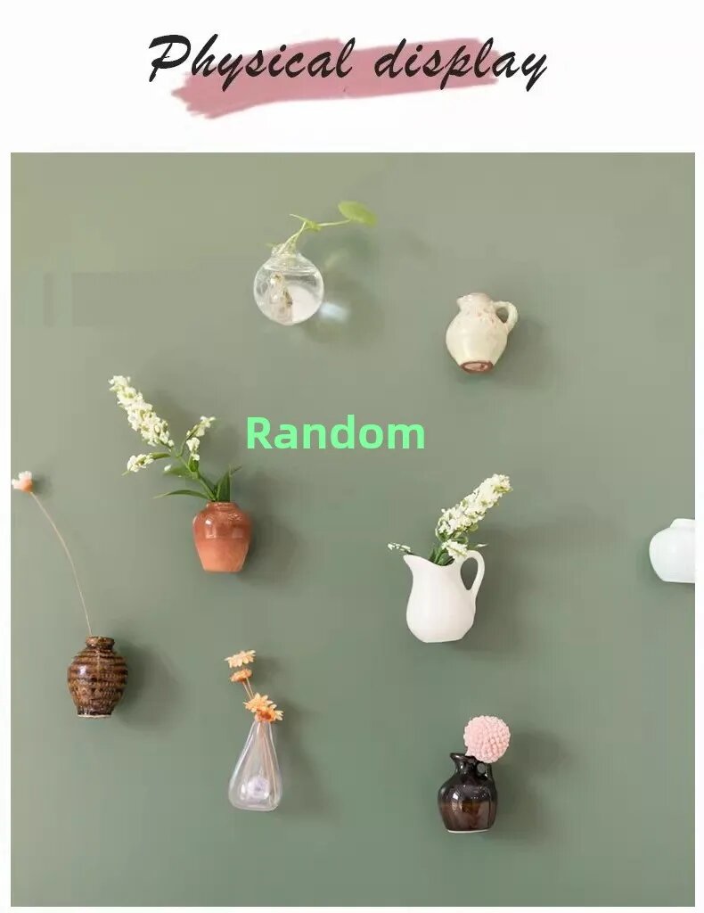 Магнитная керамическая ваза для цветов, Random 1pc