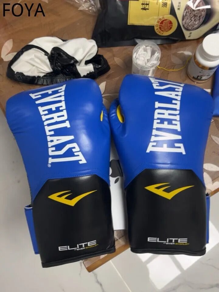Everlast ELITE PROSTYLE Перчатки боксерские 10oz для тренировок и соревнований — фото 1