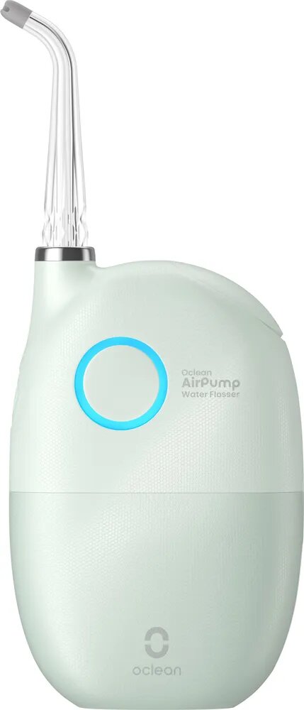 Oclean AirPump A10 кислородный ирригатор для полости рта, 3 режима, 2 насадки, белый — фото 1