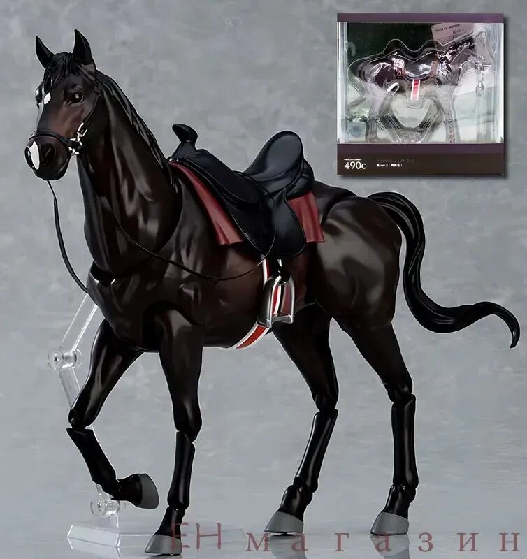Фигурка шарнирная Лошадь версия 2 / Horse Dark Bay (17см) - Коллекционная фигурка для взрослых и детей — фото 1