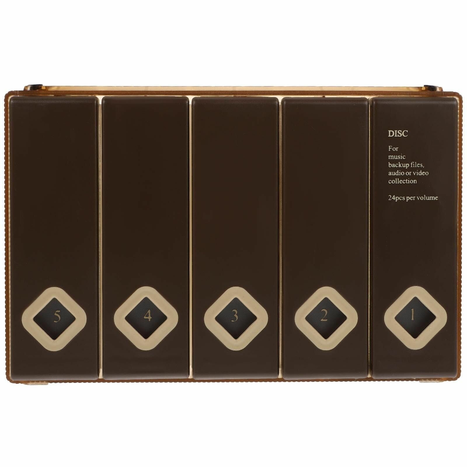 Контейнер для Дисков, Защита от Пыли, из PS-пластика, 1 Штука