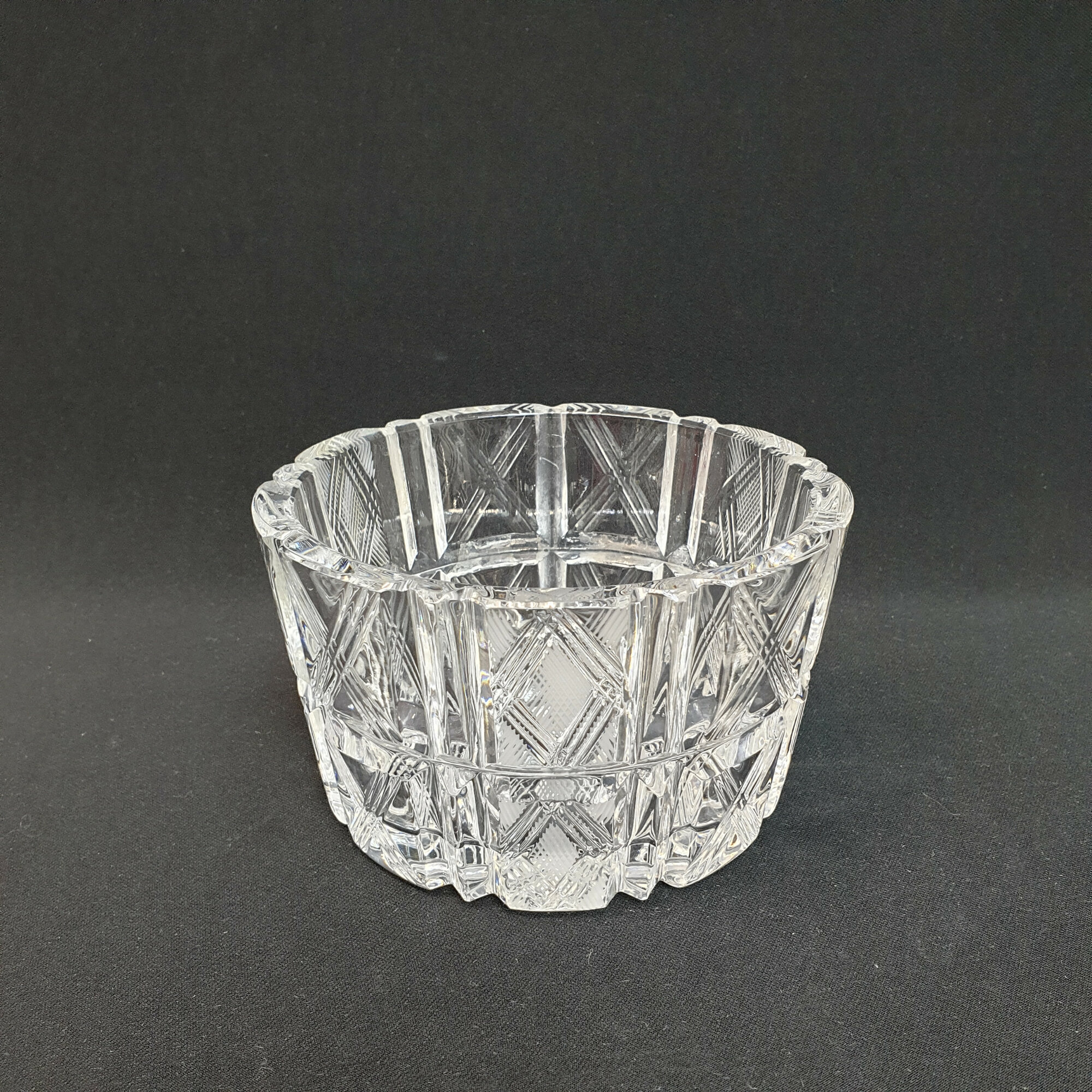 Винтажный салатник 700 мл, хрусталь, СССР.