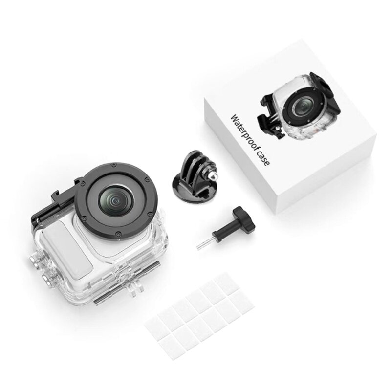 60-метровый водонепроницаемый чехол для дайвинга Корпус для экшн-камер GO Ultra Прозрачная оптика Стеклянная противотуманная накладка для дайвинга и подводного плавания