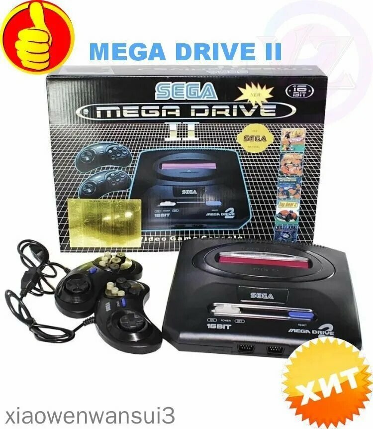 Игровая консоль Sega Mega Drive 2 16BIT, встроенные игры