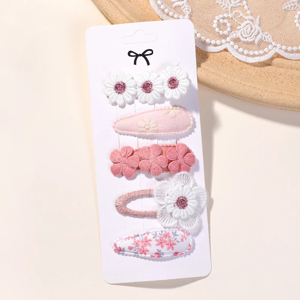 5 шт, милые заколки для волос KIDS BOWS 4462-16