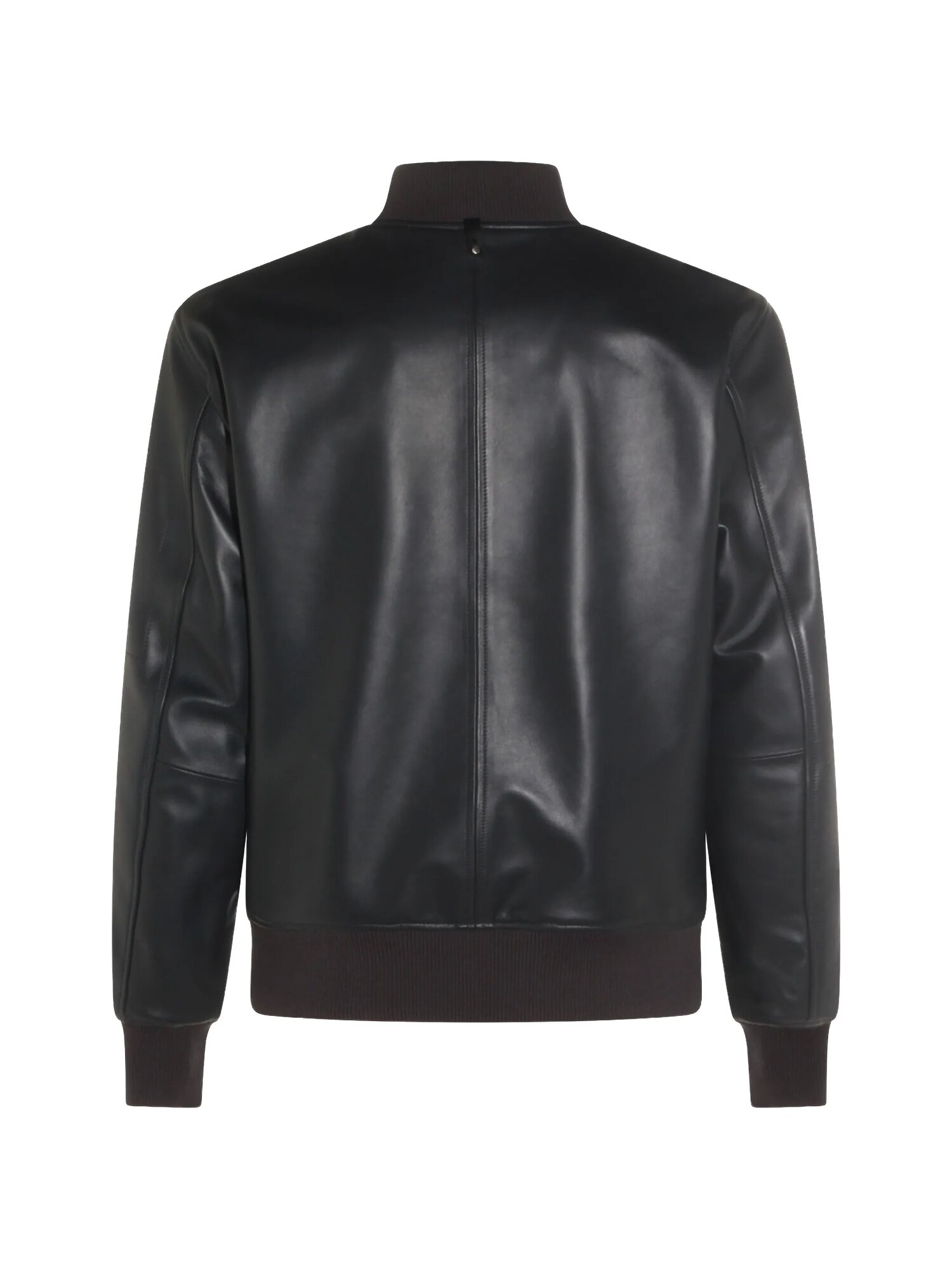 Куртка Mackage Reversible leather bomber jacket, размер 42, black/black — фото 1