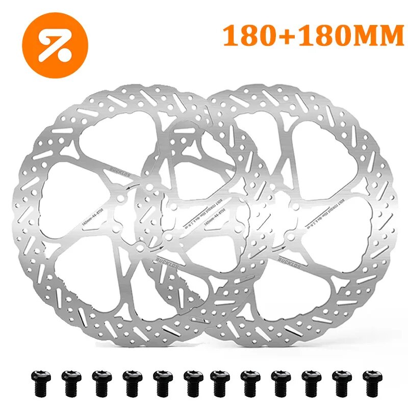 BUCKLOS Дисковые тормозные роторы для велосипедов 180MM-2PC