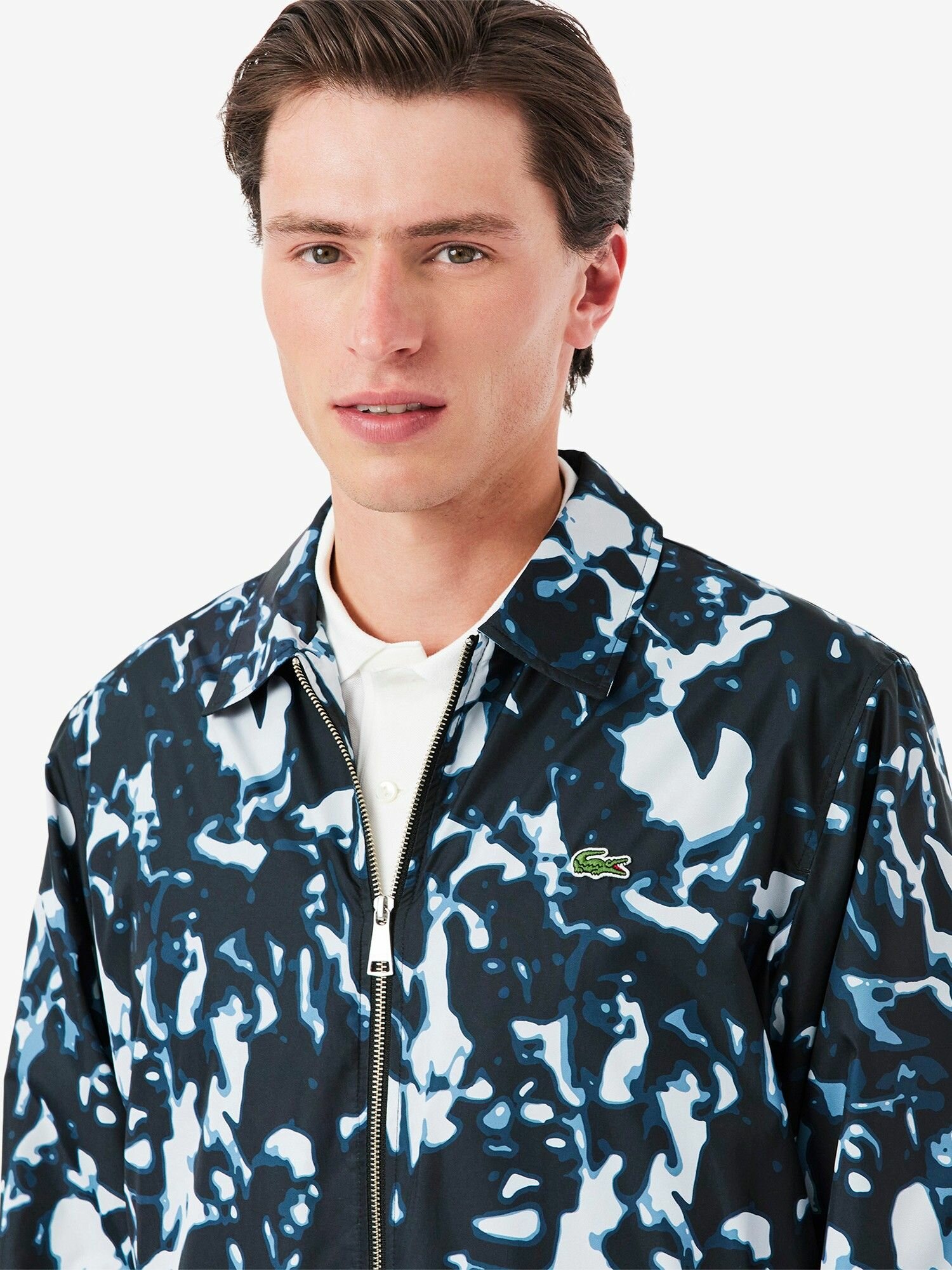 Куртка LACOSTE Весна-лето 2026, размер T52, синий/черный — фото 1