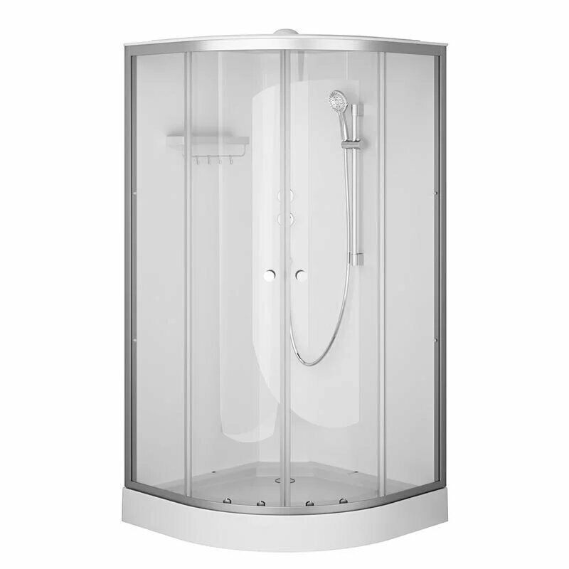 Душевая кабина (100х100) Am.Pm X-Joy W94C-401-100MT хром матовый