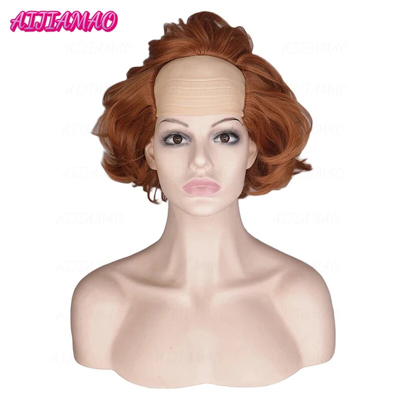 Парик клоуна пеннивайза из фильма «Stephen King's It», короткие синтетические волосы для косплея клоуна пеннивайза, ролевая игра на Хэллоуин + бесплатная шапочка для парика