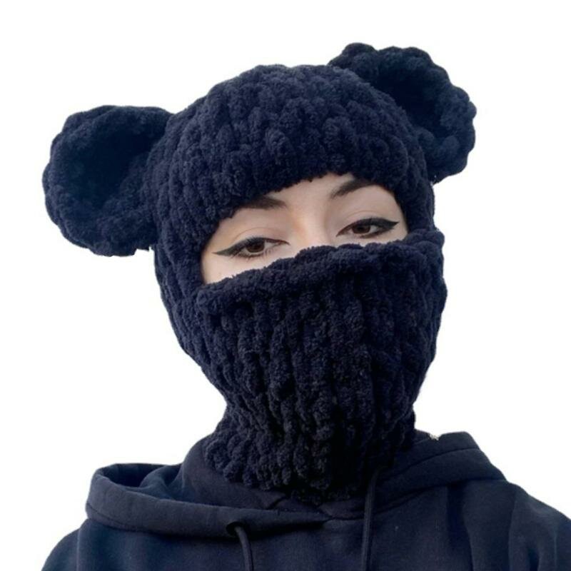 Балаклава «Медвежьи уши», Черный