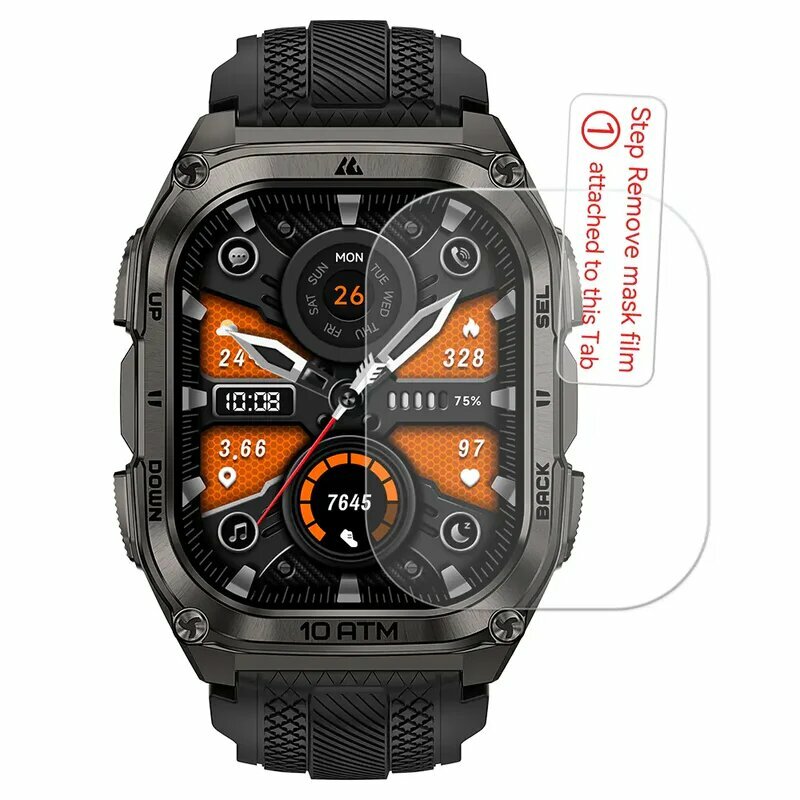 1 комплект оригинальных умных часов KOSPET TANK M4, стеклянная защитная пленка, аксессуары для часов