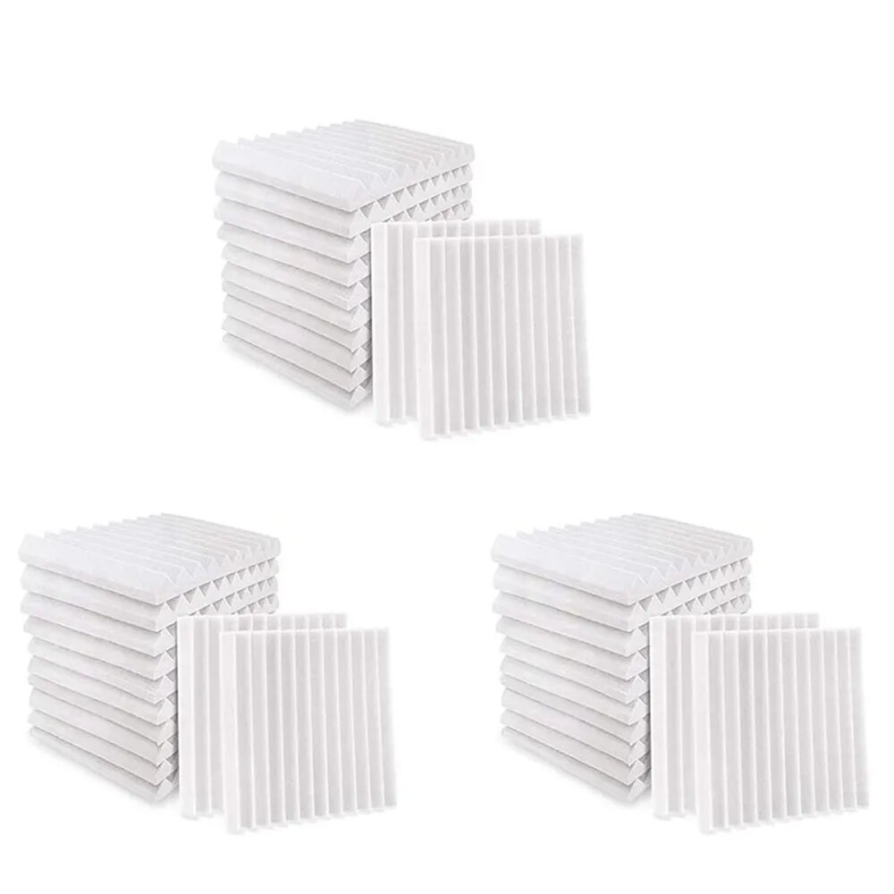 36шт акустическая пенопластовая плита, студийная клиновая плитка, пена звукоизоляционная пирамидальная обработка стеновая панель и т. д, 2,5X30X30см