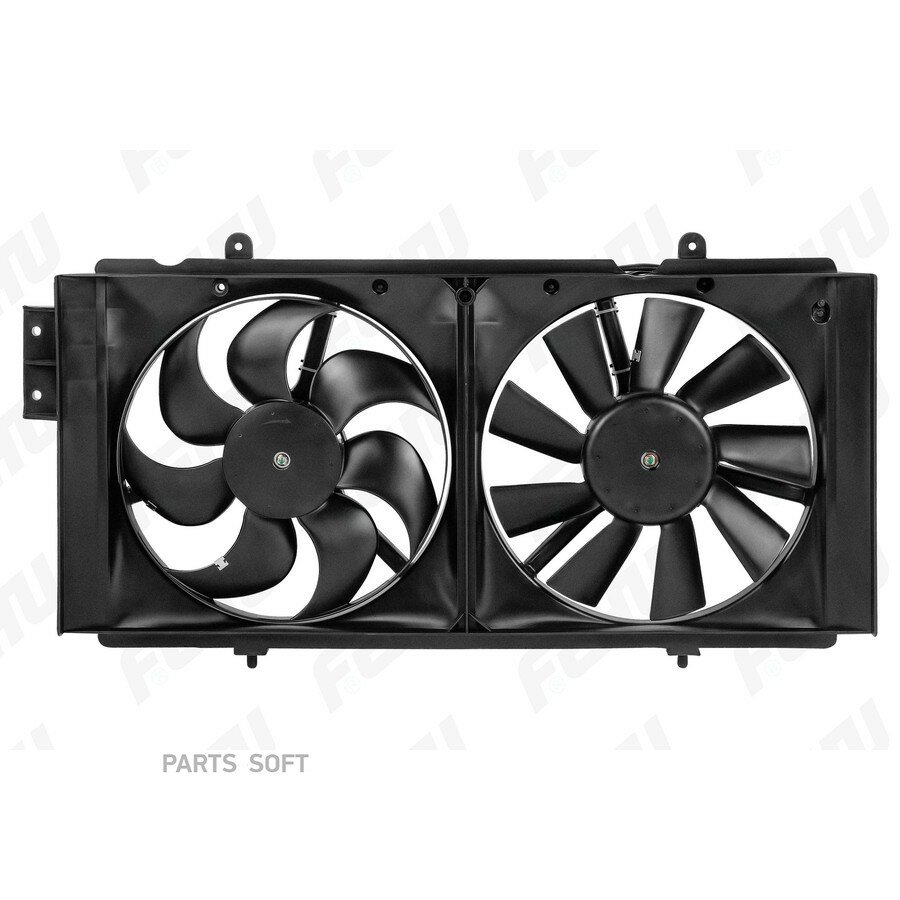 FEHU FFC1162 Электровентилятор охлаждения с Кожухом для Lifan Solano II (16-) 1.5i/1.8i (2 вент.) ()