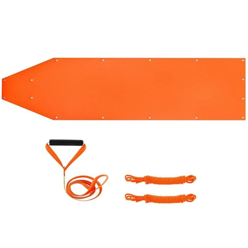 Сани охотничьи тяжелые, грузоподъемность 500 фунтов, Оранжевый