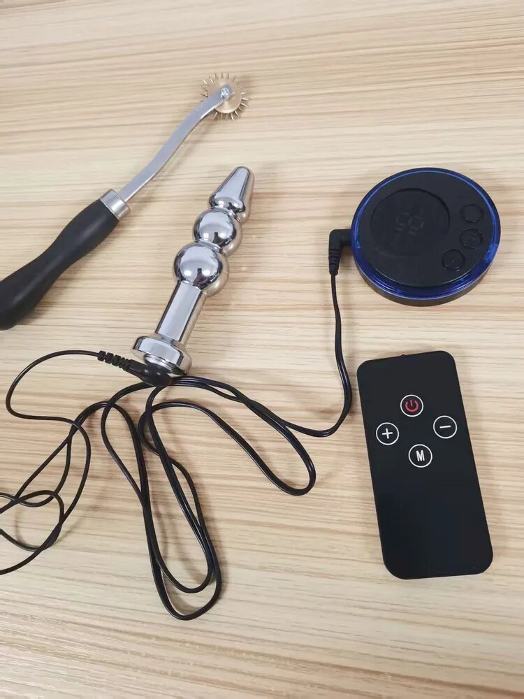 Колесо Вартенберга игольчатый стимулятор БДСМ Металл Электрошок Анальная пробка