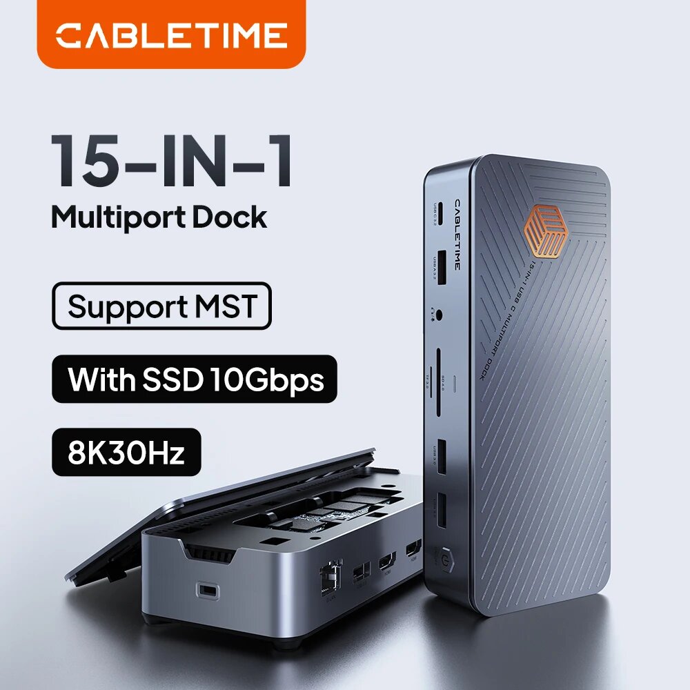 CABLETIME USB C док-станция — фото 1