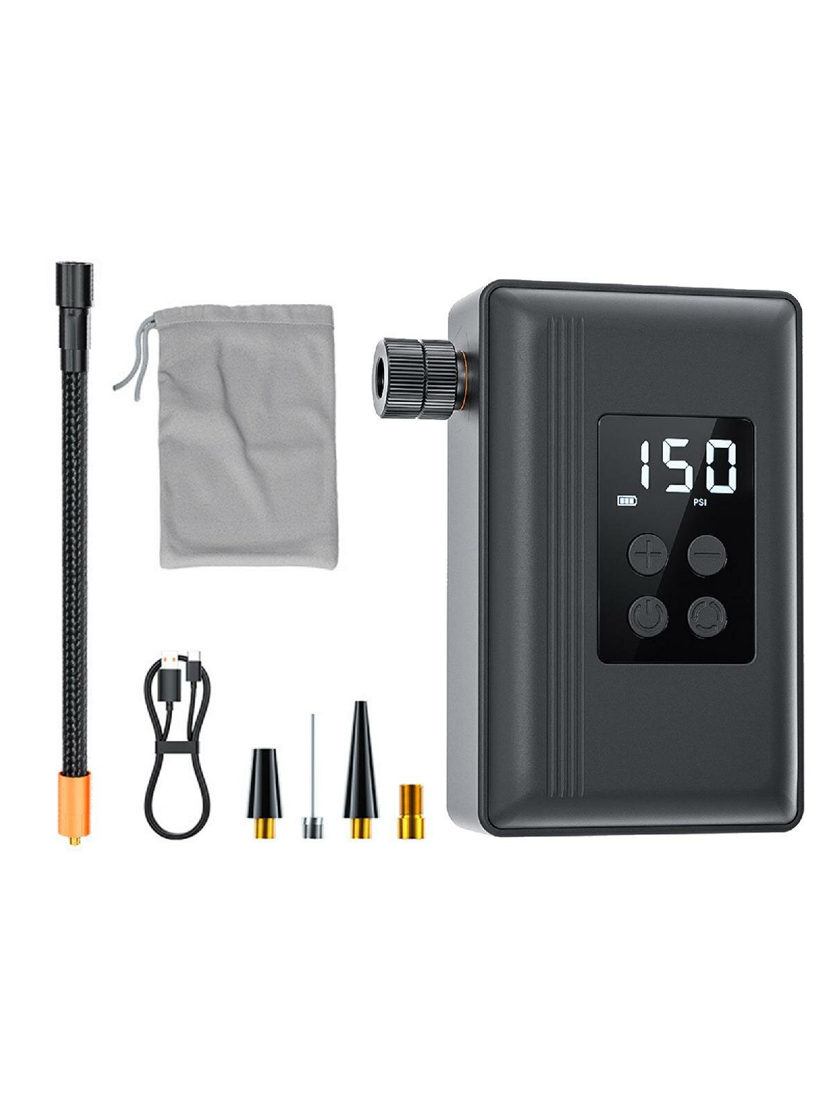 Легкий Воздушный компрессор ABS со светодиодным Дисплеем Для Езды На Велосипеде На свежем воздухе