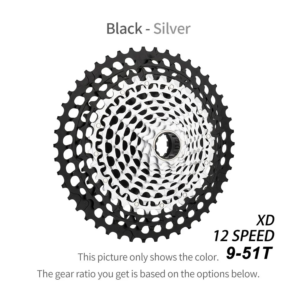 Кассета ZTTO 12 скоростей для горного велосипеда 9-46T сталь 12S 9-51T