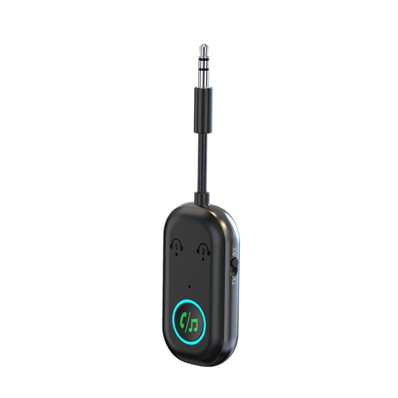 Bluetooth-совместимые Передатчики 5.3 Приемник С Двумя Сопряженными Беспроводными Адаптерами для Наушников TV Car