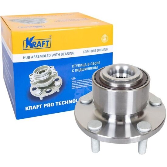 Ступица в сборе Kraft передняя для а/м Ford Focus II (04-)
