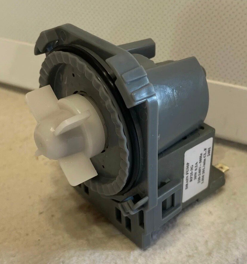 Сливной насос/ помпа для посудомоечной машины HANSA (Ханса), GORENJE (Горенье), MIDEA (Мидеа), Maunfeld (Маунфилд), Lex (Лекс), Candy (Канди), Korting (Кортинг) на 4 защелках 30W 0,2A, RP25-3G