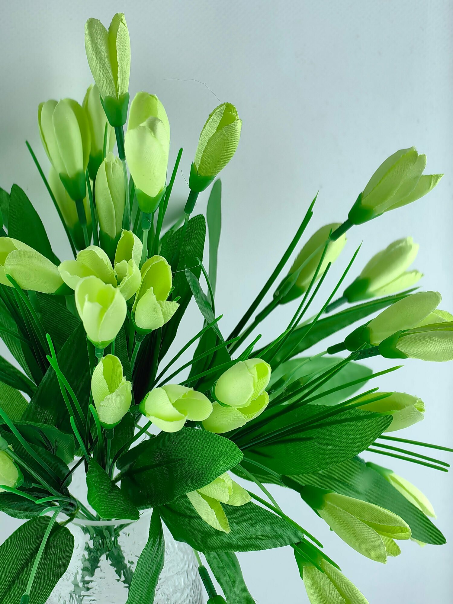 Искусственные цветы крокусы букетики 35 см пара