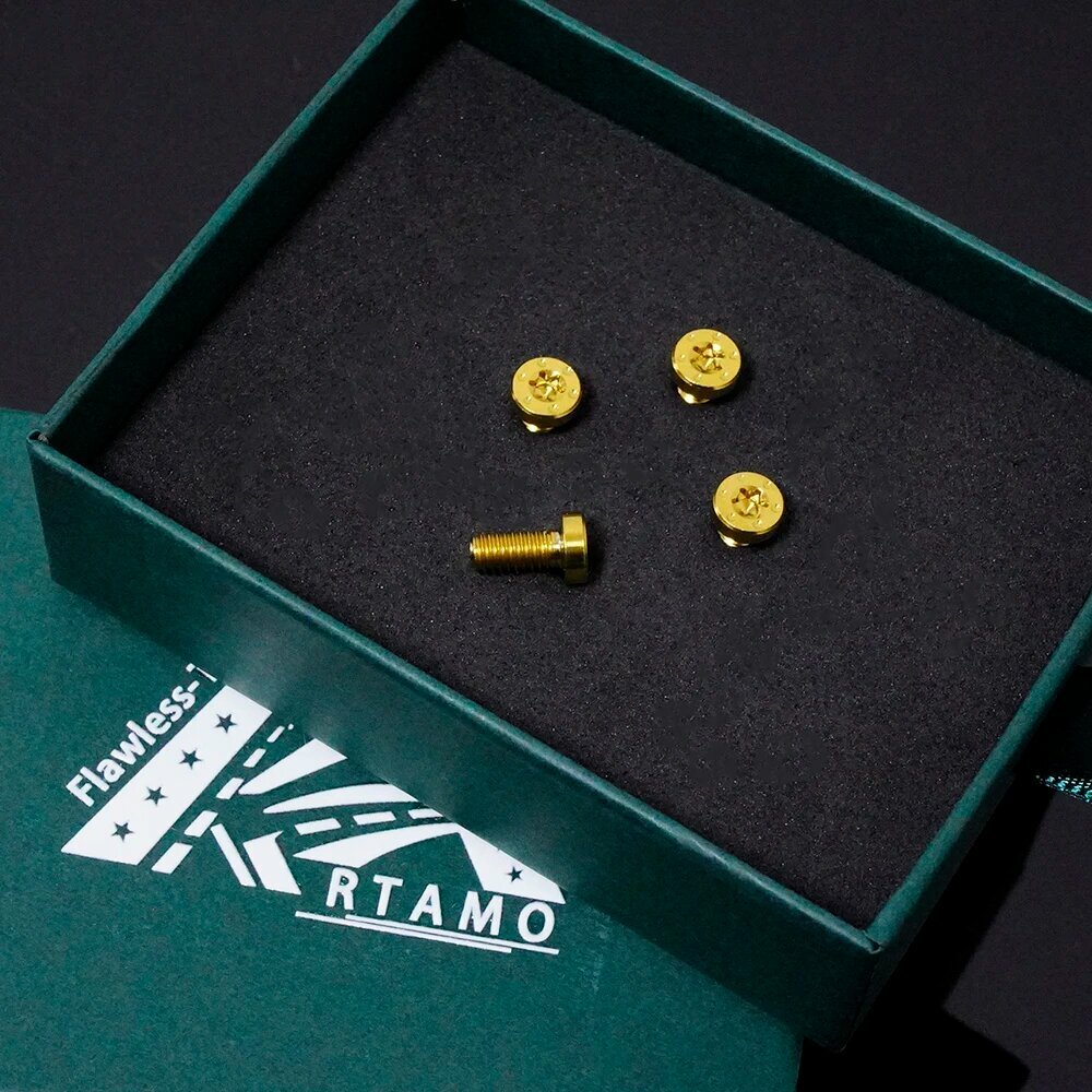 RTAMO Титановый болт для шлема AGV K3/K4/K5 PISTA GPRR for AGV GPRR, Burnt blue