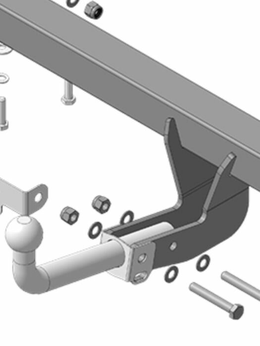 Фаркоп Motodor для Changan Cs75 Plus 2024- (паспорт и сертификат в комплекте, без электрики) 97209-A
