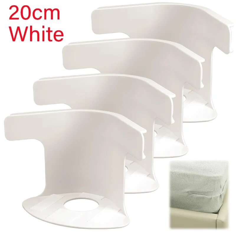 Фиксаторы для простыней угловые 20см White