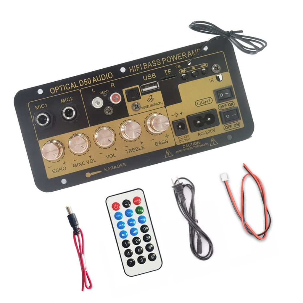 Bluetooth-совместимая Плата Усилителя Звукового Караоке-Усилителя для Автомобиля