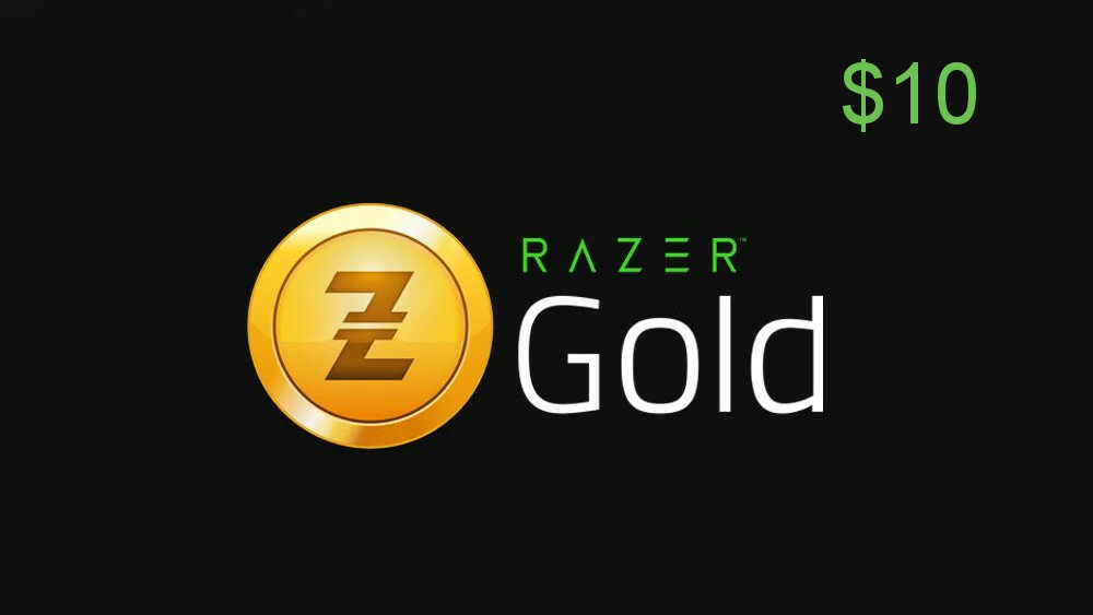 Razer Gold USD 10 Global • регион Весь мир • цифровой ключ