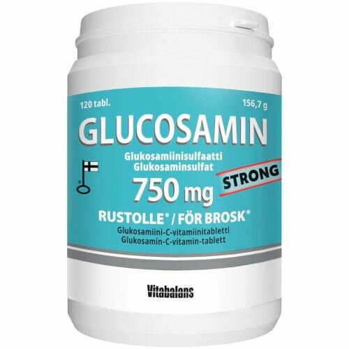 Глюкозамин Vitabalans Glucosamin Strong 750мг, 120 таблеток (Финляндия)