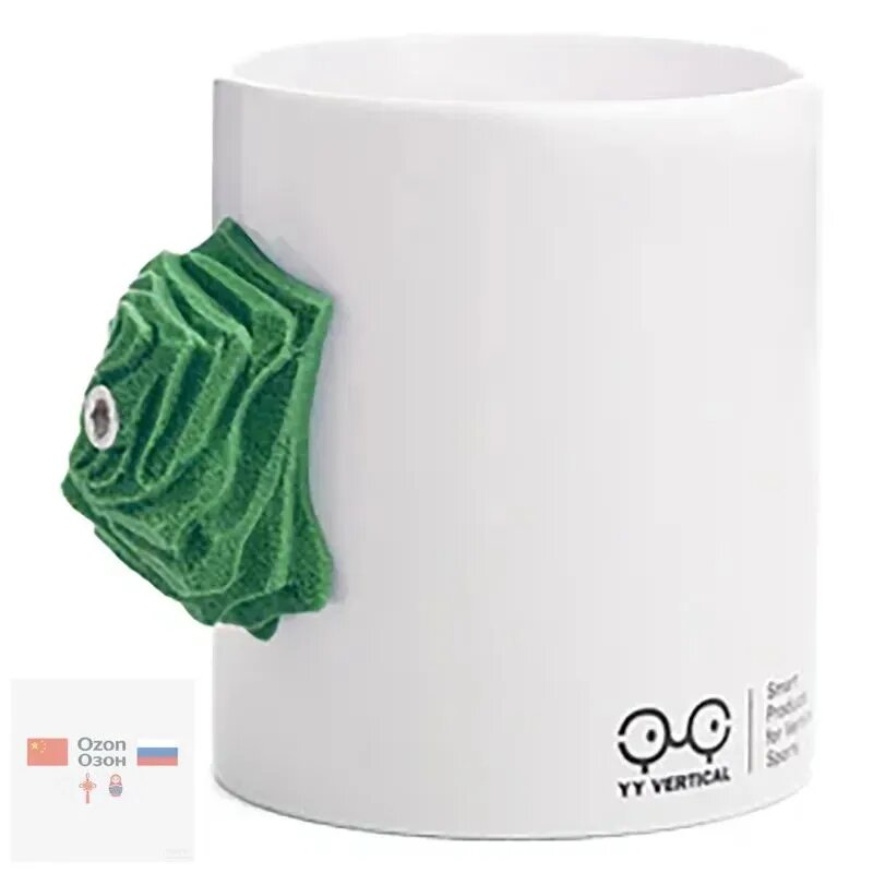 Кружка Yy Vertical Climbing Mug Green для спорта и отдыха. Удобная кружка с зацепом для скалолазания