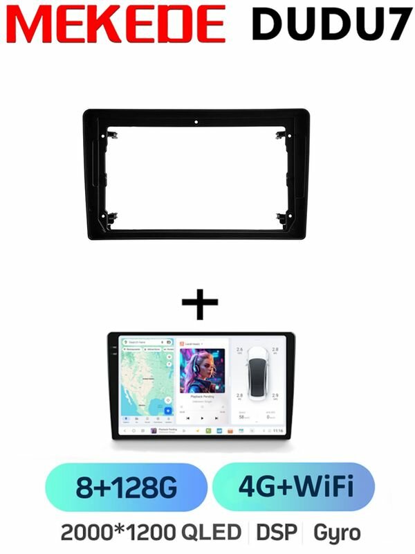 Магнитола 9" Mekede DUDU7 8/128 Gb для Opel Zafira B 2005-2014 Astra H 2004-2014 F2 carpay Android
