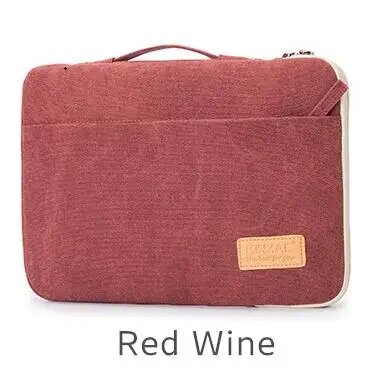 Водонепроницаемый портфель Kinmac для ноутбука 12-16 дюймов For 12 inch, Canvas Red