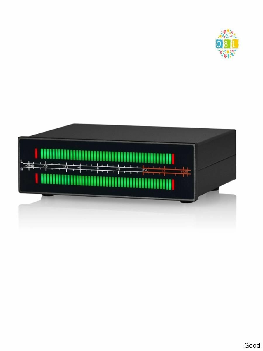 (B P J Z) VU56-PRO Двухканальный Анализатор Музыкального Спектра Со Светодиодным Индикатором Уровня Звука