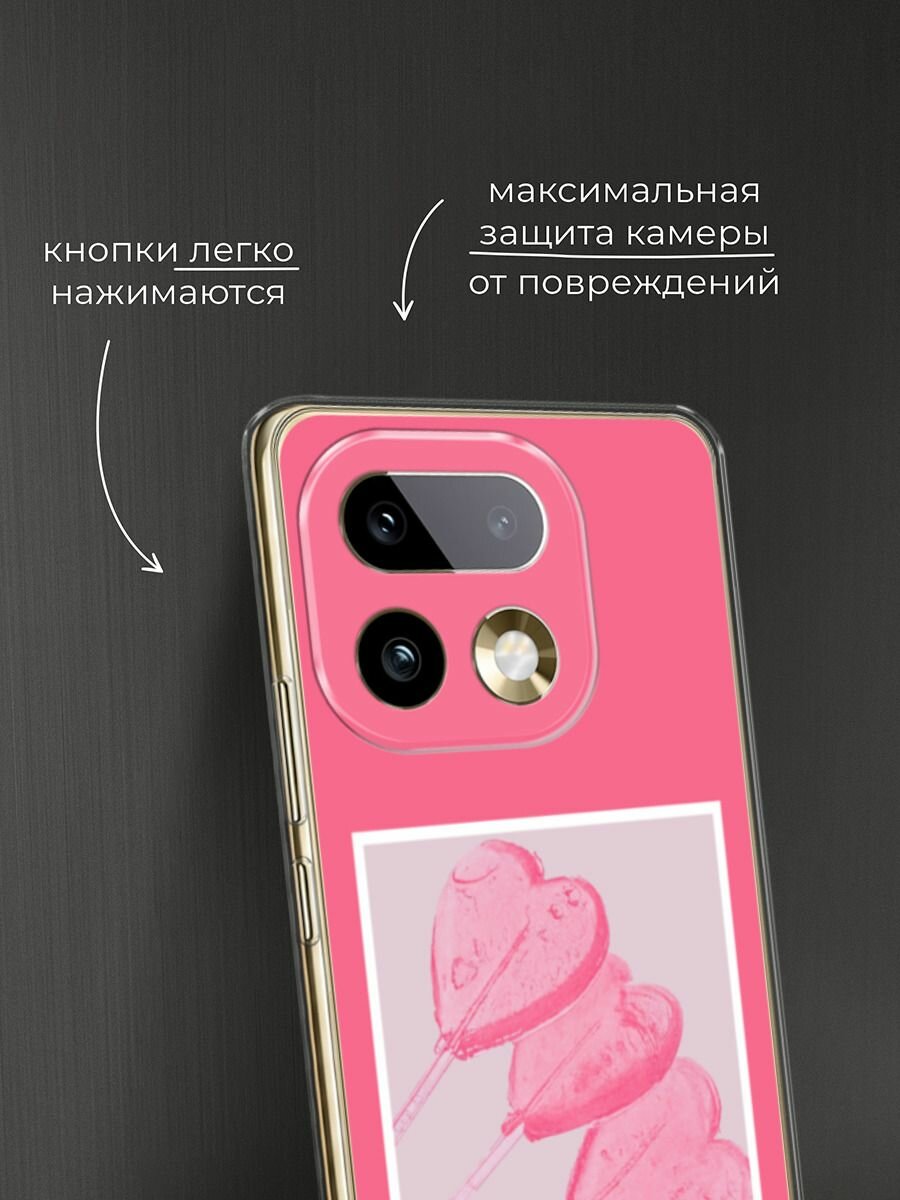 Чехол на Realme 16 Pro+ / Реалме 16 Про+ с принтом Pantone Lovable 1 — фото 1