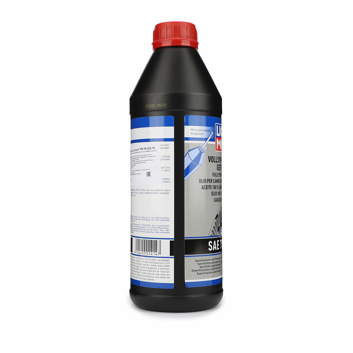 Масло Трансмиссионное Liqui Moly Синтетическое 75W-90 1Л.(Liqui Moly 1414)