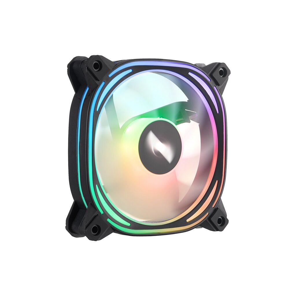 Комплект вентиляторов для корпуса 3 шт. 1STPLAYER FB7 Black / 120mm ARGB 3pin 5V PWM 4pin 12V 600-1800rpm 45.12cfm 47.2dBA