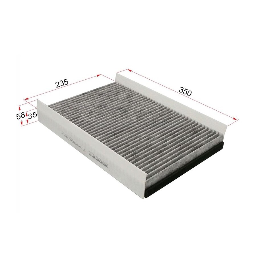 Фильтр салона MERCEDES SPRINTER 06-13 VW CRAFTER 06- угольный, SAT ST-A9068300318